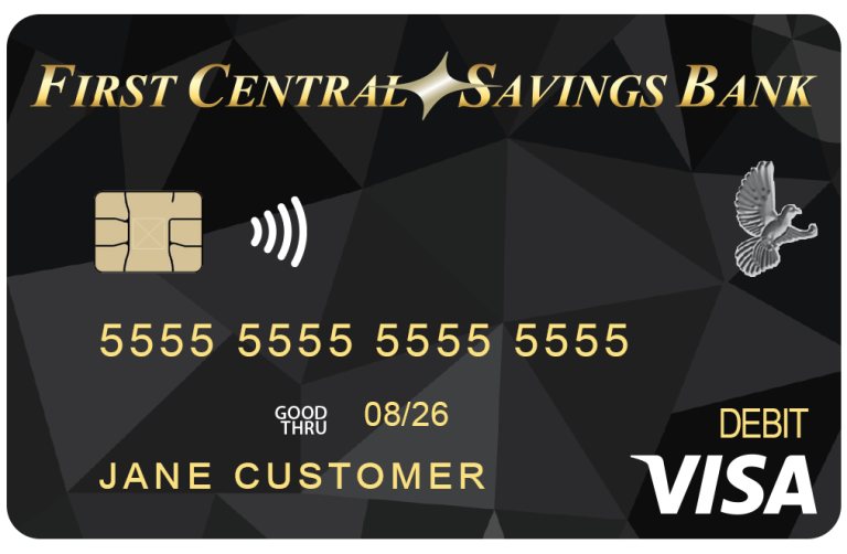 Visa Debit Card | First Central Savings Bank